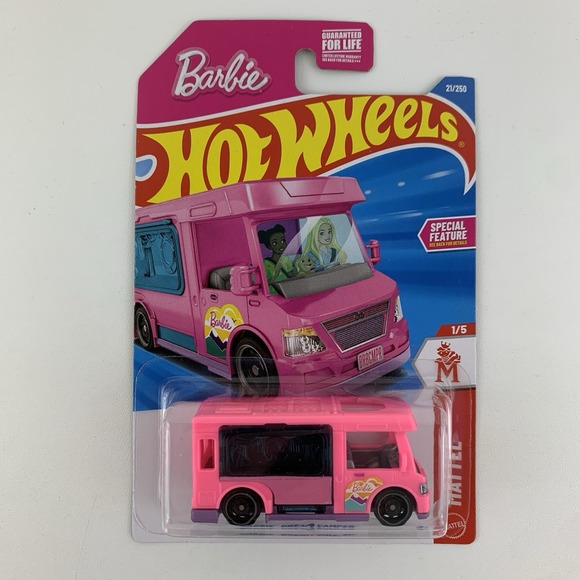 Hot Wheels | Toys | Hot Wheels Pink Barbie Dream Camper Mattel 225 ...